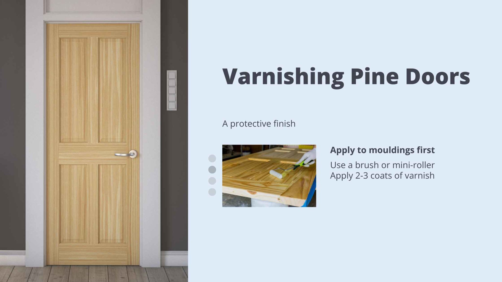 How To Treat Pine Doors: Staining, Waxing, Varnishing & Painting